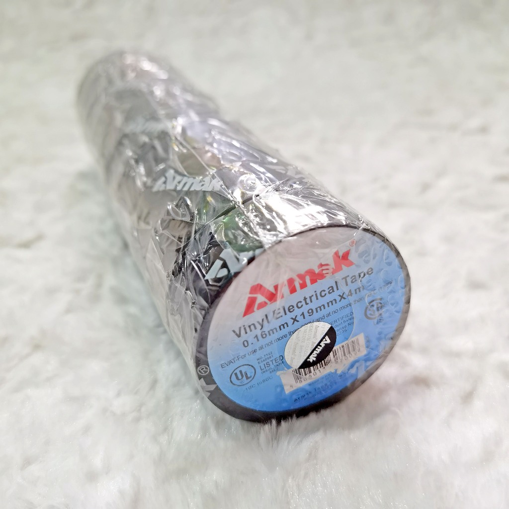 10 ROLLS ORIGINAL ELECTRIC TAPE ARMAK BLACK SMALL MEDIUM LARGE COLORED ...