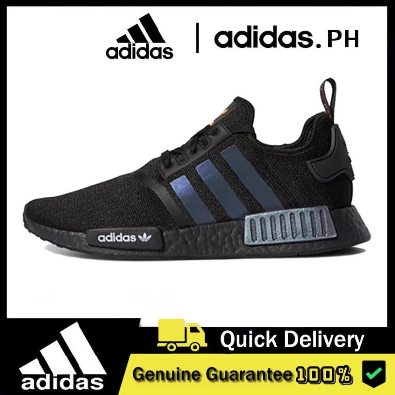 Adidas NMD_R1 Black Blue FV8025 Unisex Sneakers 100% Original. | Shopee ...