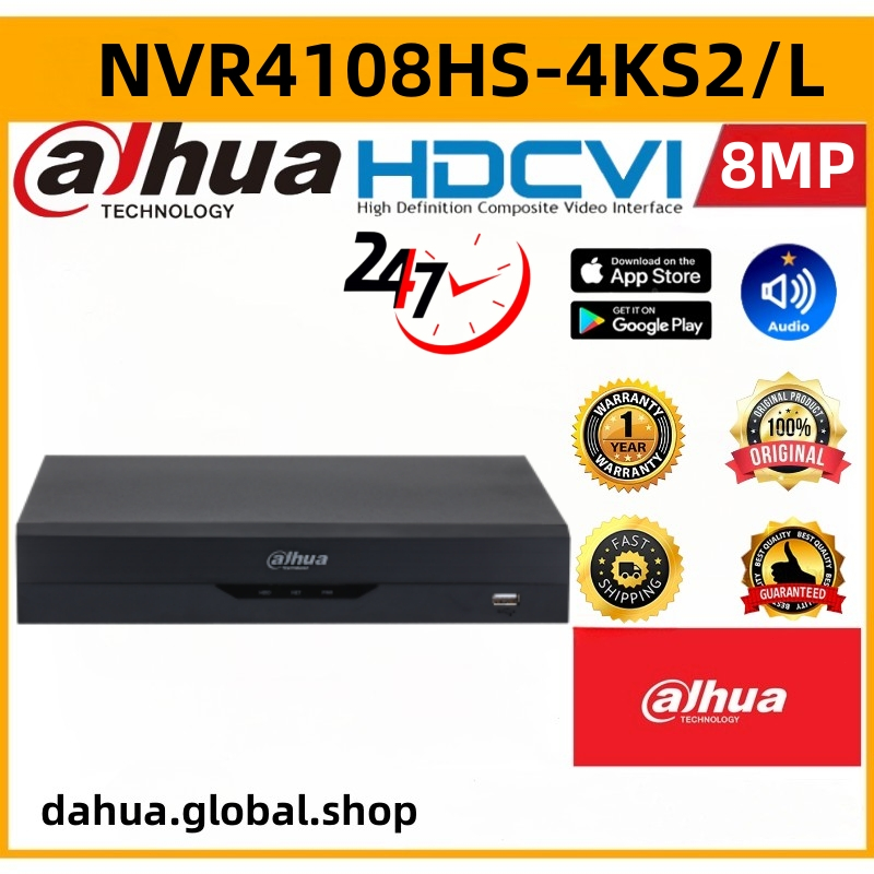 (IN STOCK )Dahua CCTV NVR 4/8/16 CH P2P Remote Surveillance Network Video Recorder For IP Camera ...