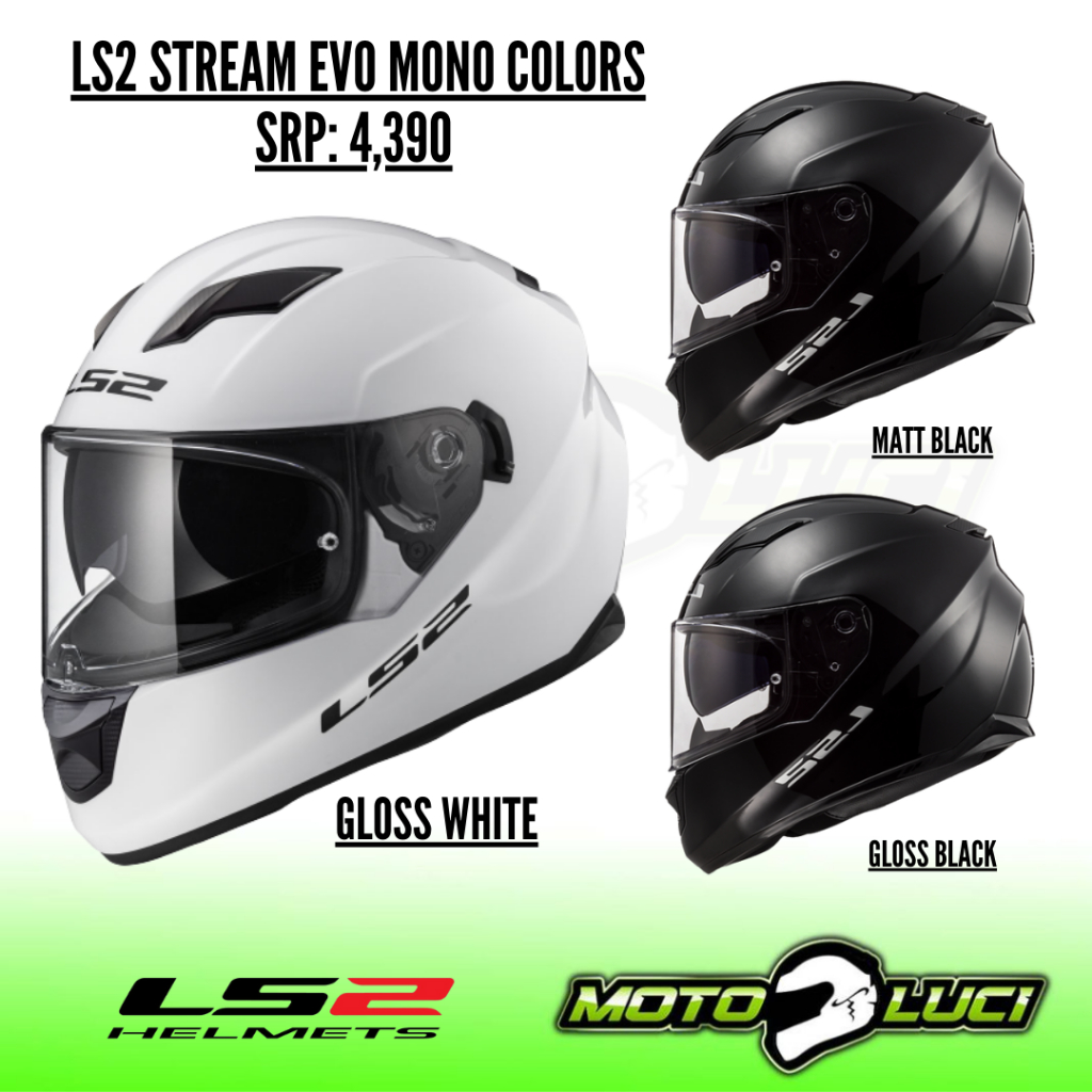 LS2 FF320 STREAM EVO Full face Dual Visor Helmet | Shopee Philippines