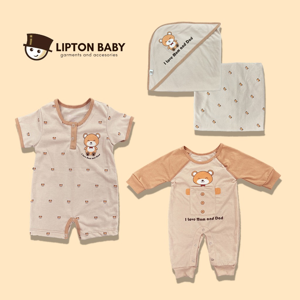 Lipton Baby Romper, Frogsuit, Receiving Blanket | Shopee Philippines