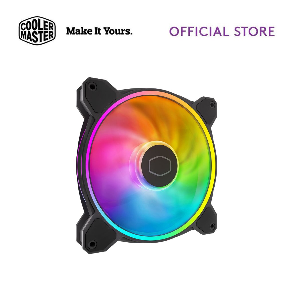 Cooler Master MasterFan MF140 HALO2 ARGB Hybrid Frame Cooling Fan ...