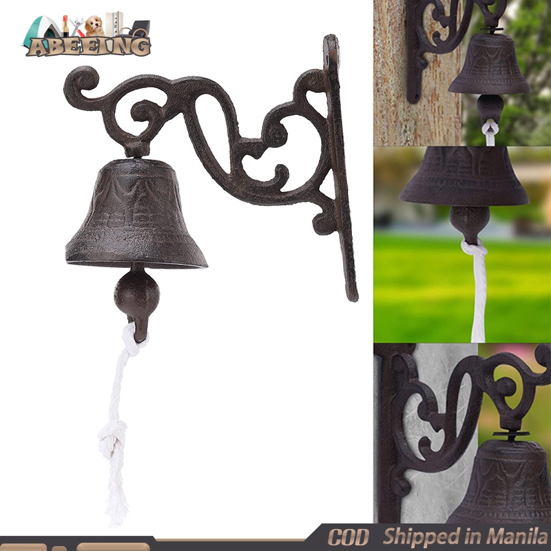Vintage Cast Iron Bell Dinner Bell Outside or Indoor Decoration for ...