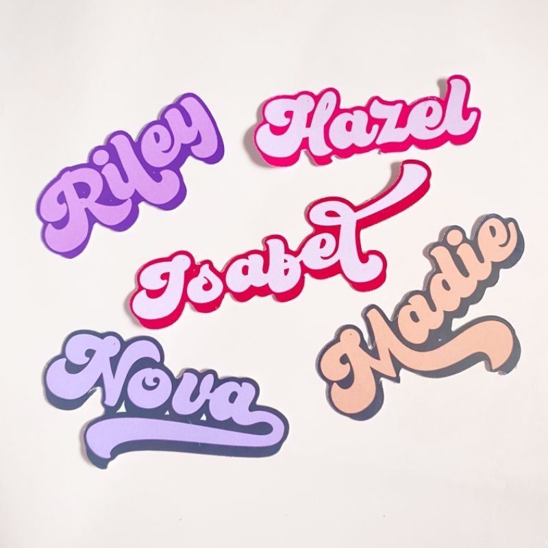 Personalized Sticker Name Isabel Customized for Aquaflask,Tumblers ...