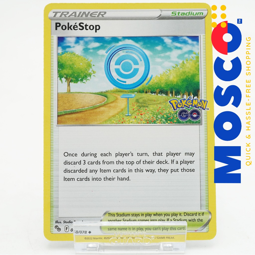 PokeStop - 068/078 - Uncommon | POGO | Stadium Pokemon TCG Singles ...