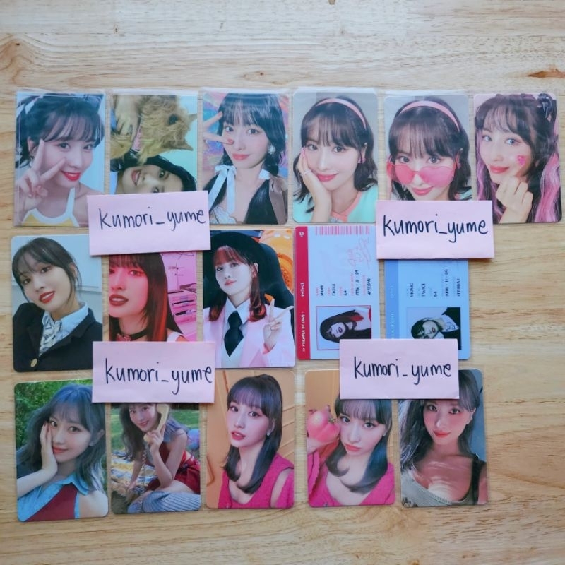 [ONHAND] OFFICIAL TWICE Momo photocard set (FOL TOL Between 1&2 Summer ...