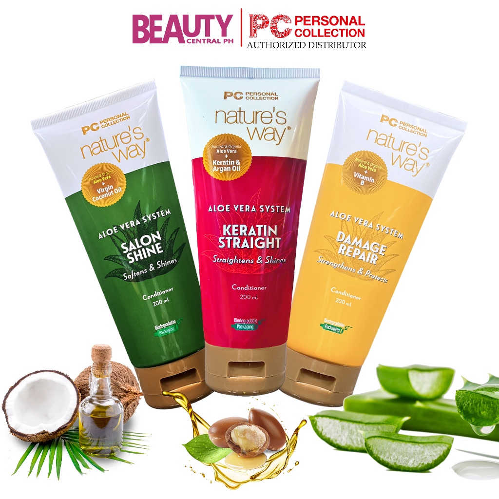 Nature's Way Conditioner Damage Repair Total Shine Keratin Organic ...