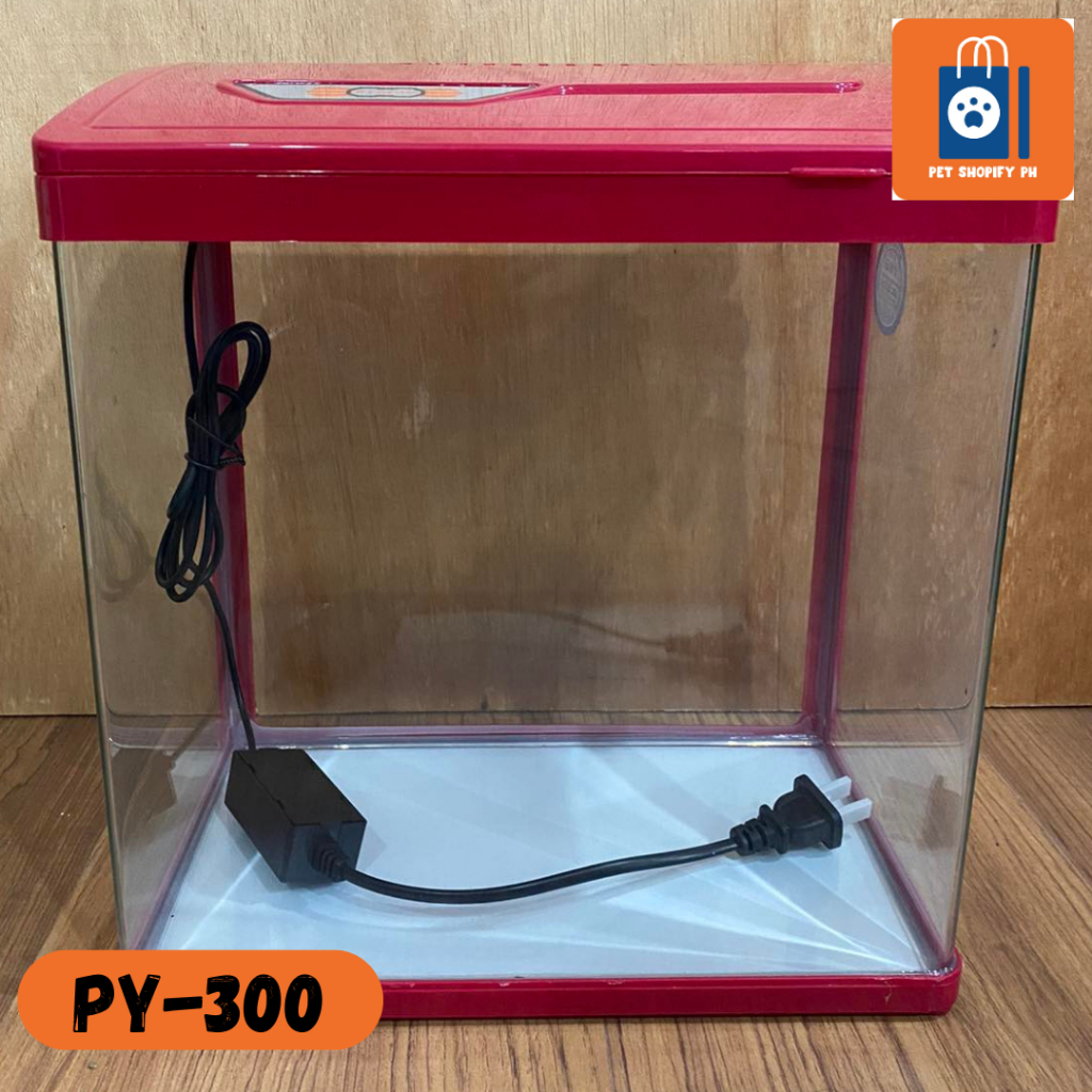 INFINITY FISH TANK AQUARIUM WITH LED LAMP AND MOTOR (PY-300) | Shopee ...