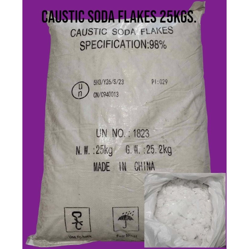Caustic Soda Flakes (Lye) 25kgs | Shopee Philippines
