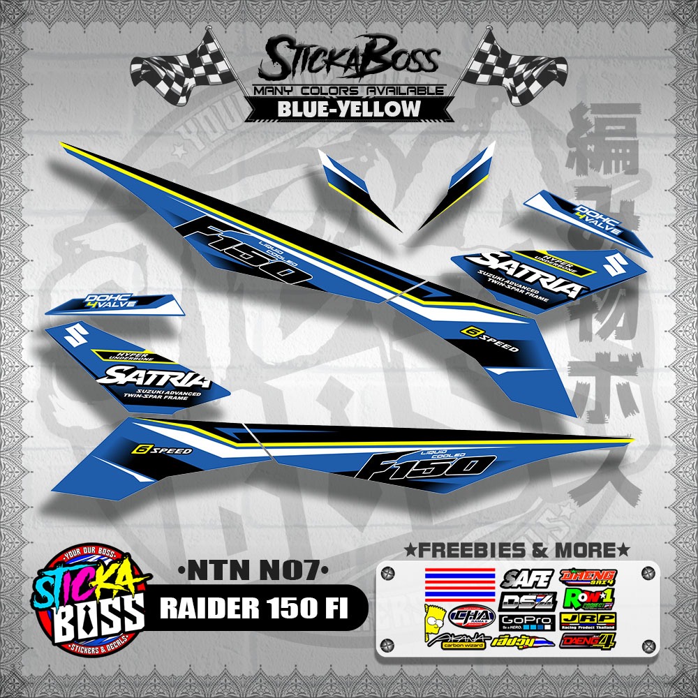RAIDER 150 FI DECALS ( NTN N07 )【WITH FREEBIES】 | Shopee Philippines
