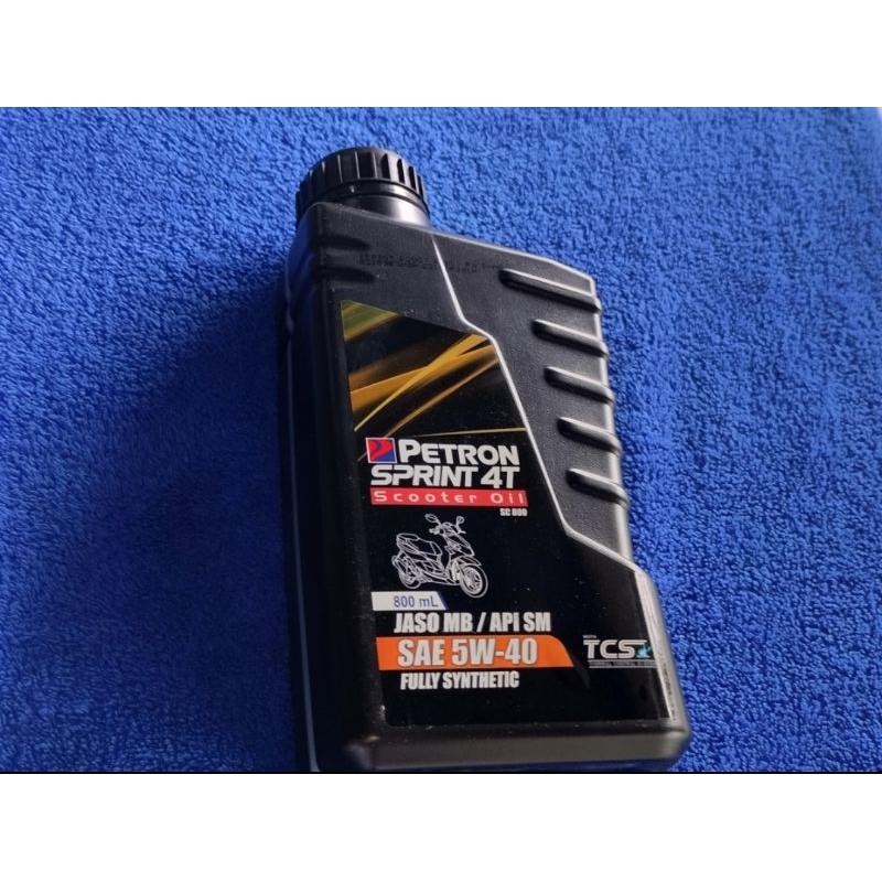 Petron Sprint 4T SC800 Fully Synthetic Scooter Oil 5w-40 800ML | Shopee ...