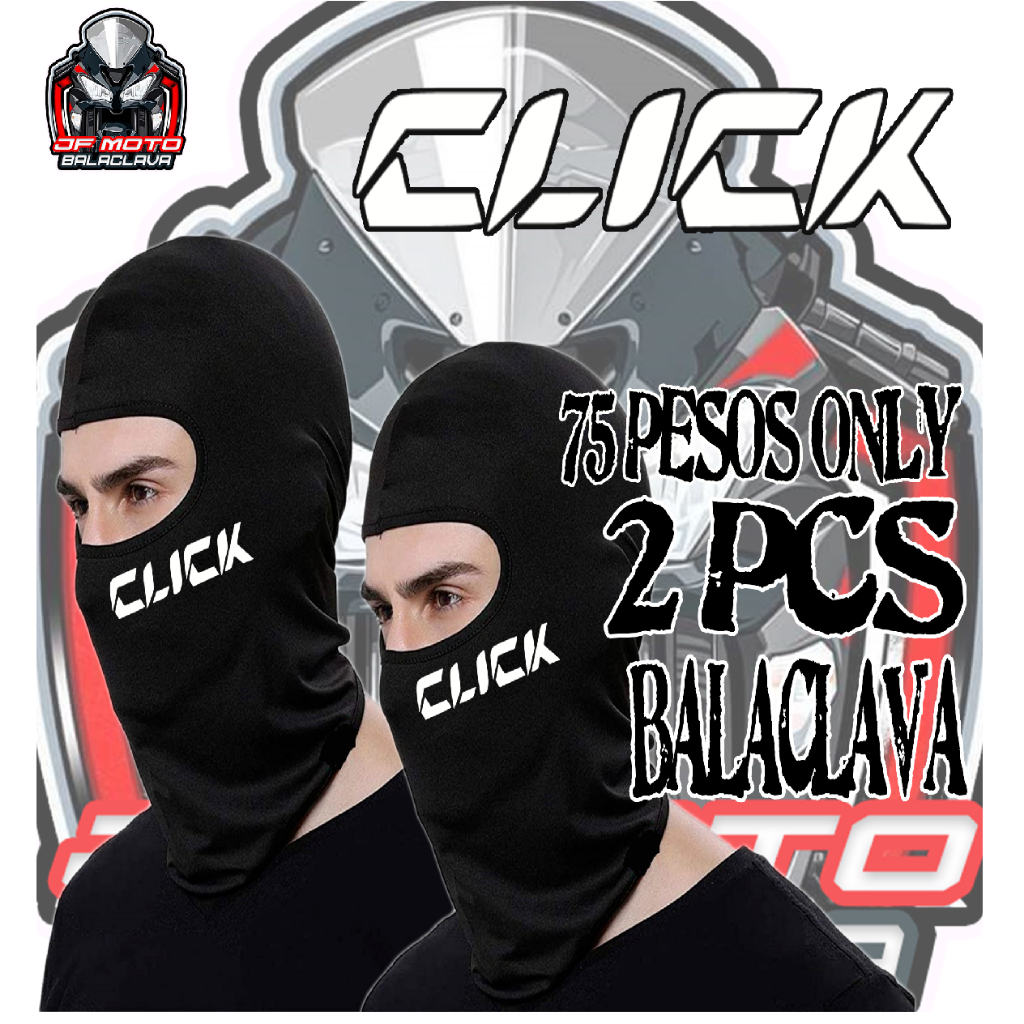 TUGAY CLICK Logo Motorcycle Helmet FULL Face Cove BALACLAVA for Biking ...