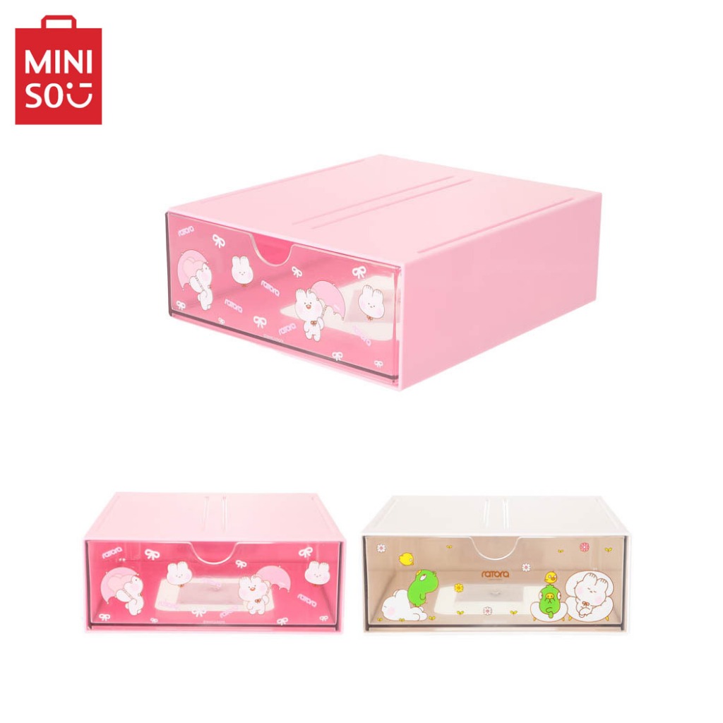 MINISO Ratora Stackable Storage Drawer L | Shopee Philippines