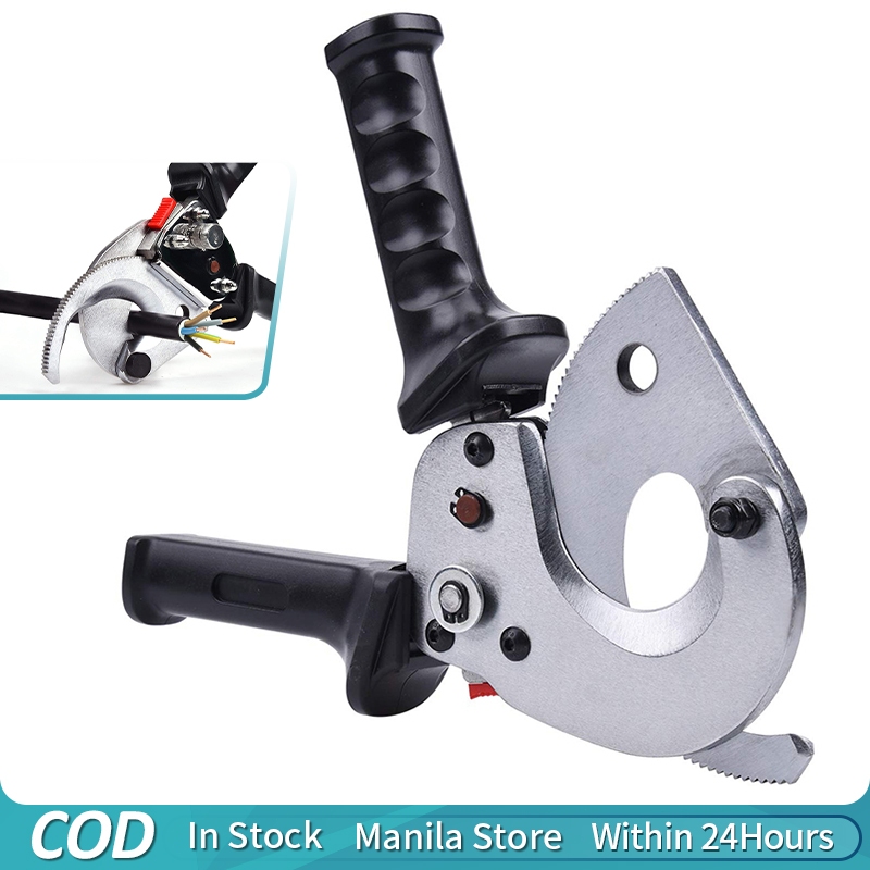 Ratcheting Cable Cutter XLJ-D-500 Heavy Duty Aluminum Copper Wire ...