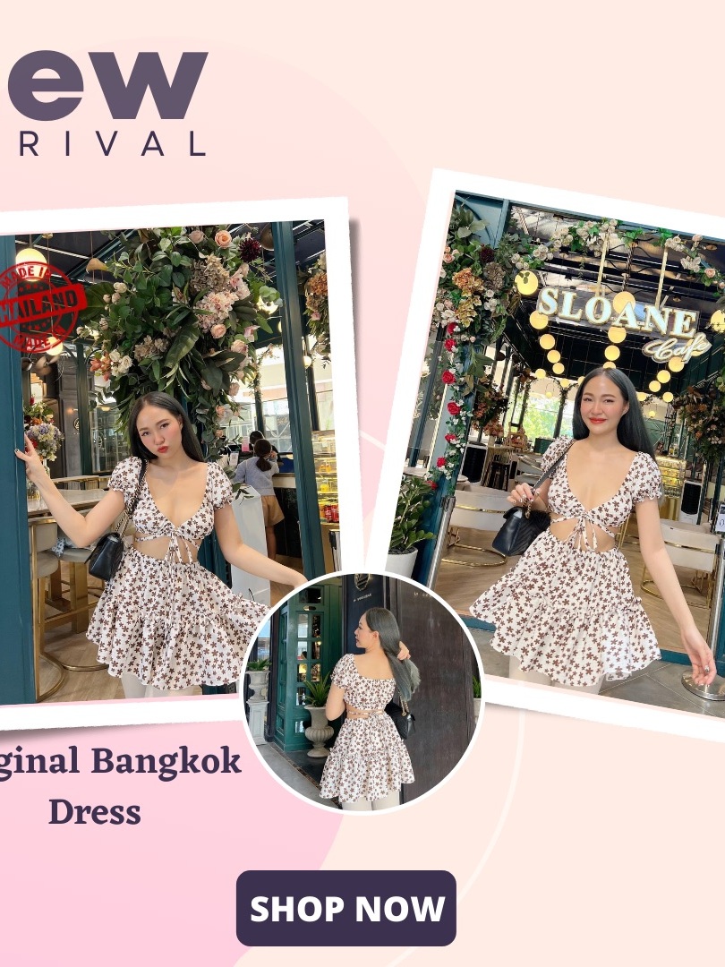 Original Bangkok Crop Top & Skirt for Women, Terno For Women | Shopee ...