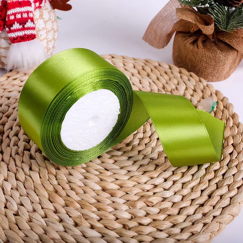 25Yards/Roll 4cm ribbon Gift box packing silk ribbon flower ribbon ...