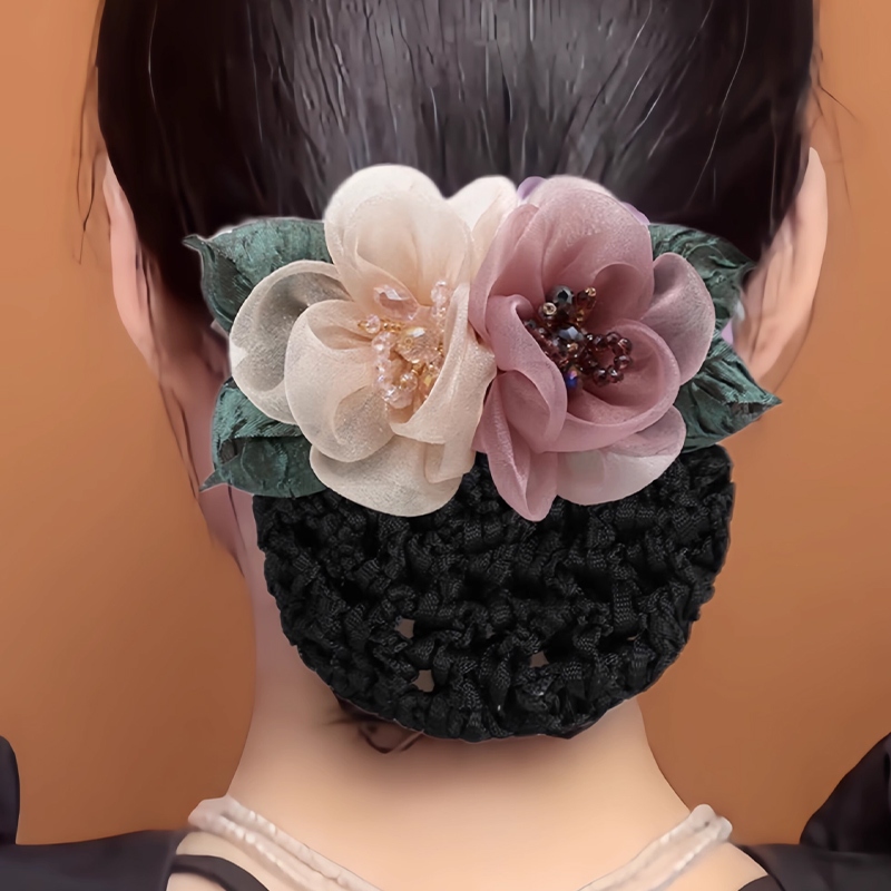 hairnet ribbon wtihnet office work restaurant clip with net ribbon ...