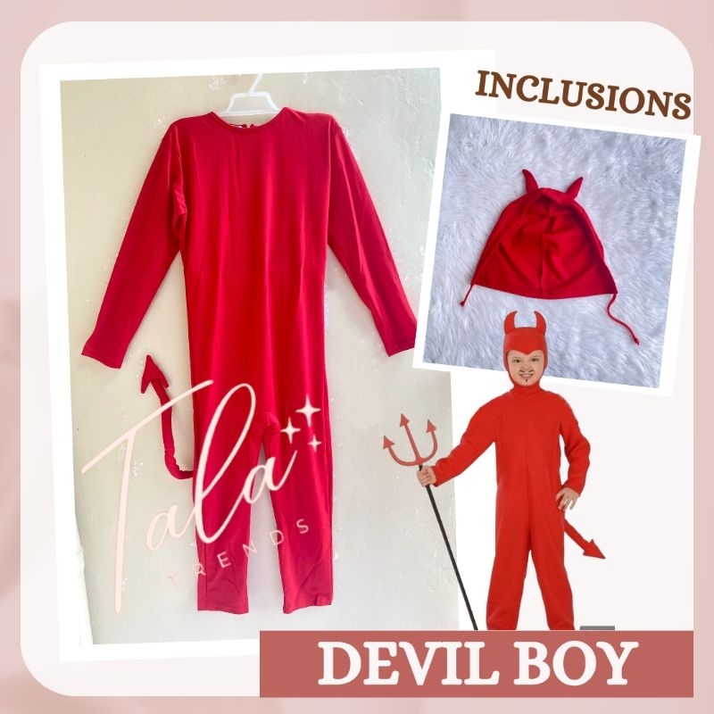 Devil Boy Costume for kids boys Super Hero Marvel Cartoon Character ...