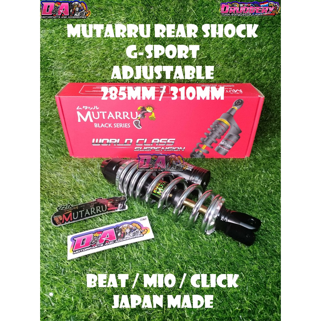 MUTARRU MOTO GP REAR SHOCK ABSORBER FOR CLICK / MIO / BEAT / MIO I 125 ...