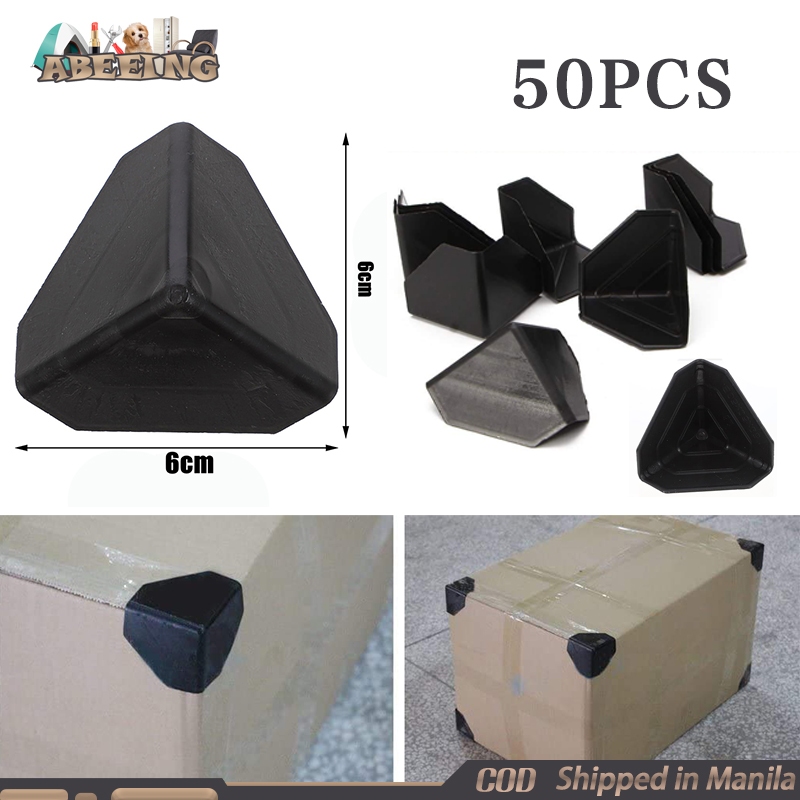 50Pcs Plastic Box Corner Guard Protector Packaging Edge Protectors for ...