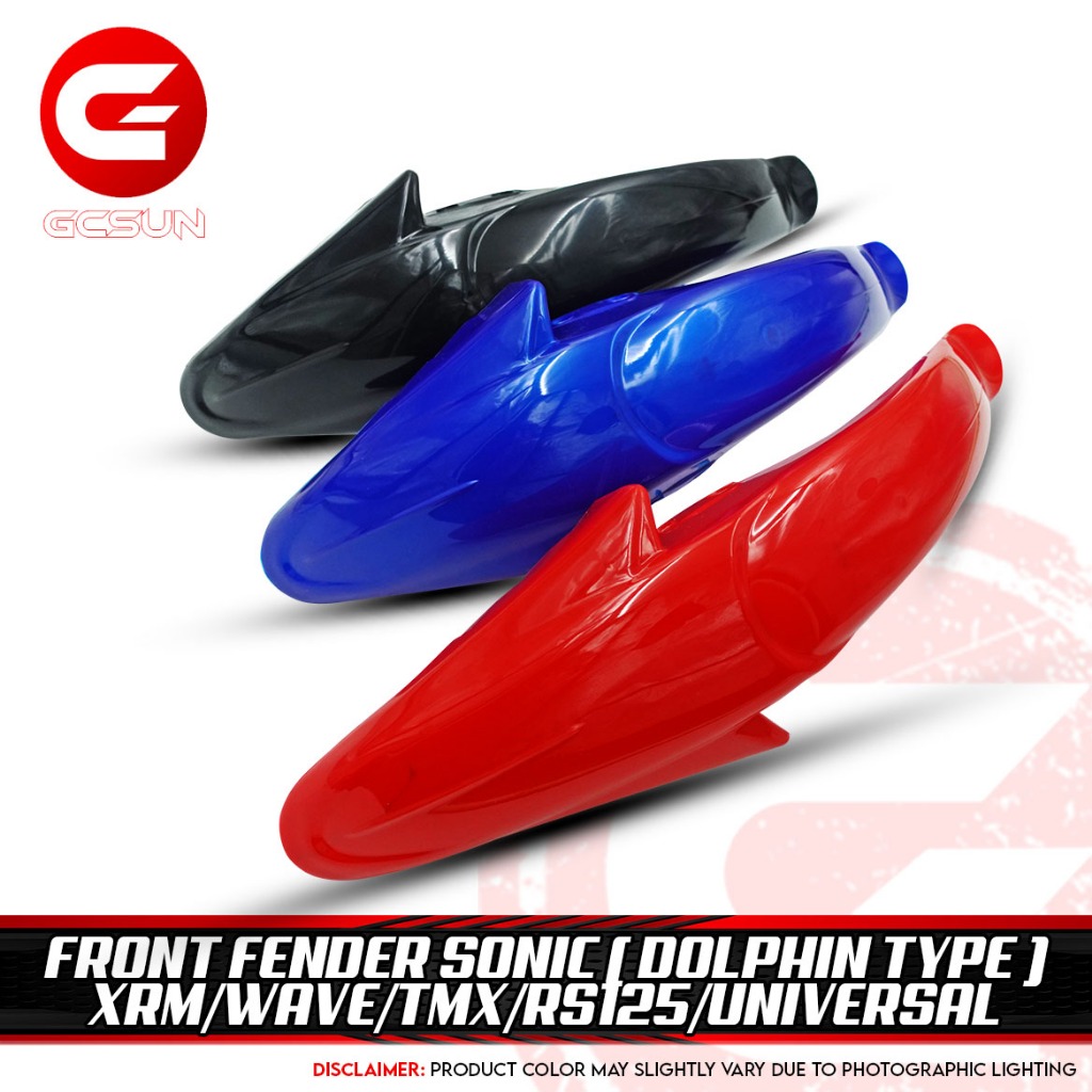 UNIVERSAL FRONT FENDER SONIC (DOLPHIN TYPE) - GCSUN MOTORCYCLE | Shopee ...