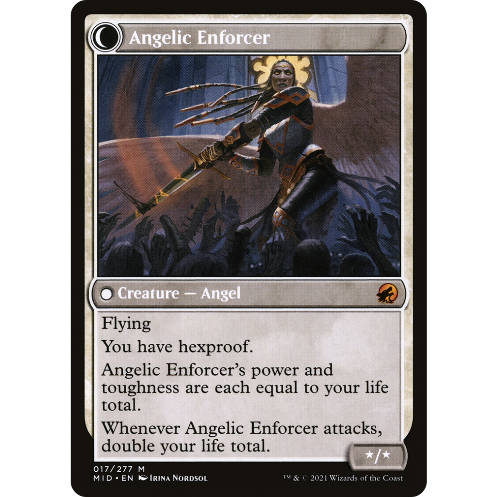 Angelic Enforcer THIS PART ONLY MTG High Rated Proxy Card MTG Proxy ...