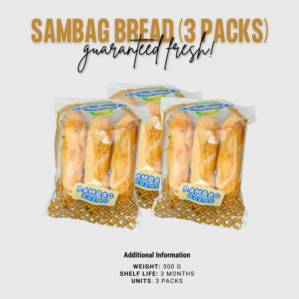 BongBong's Sambag Bread I 3 Packs | Shopee Philippines
