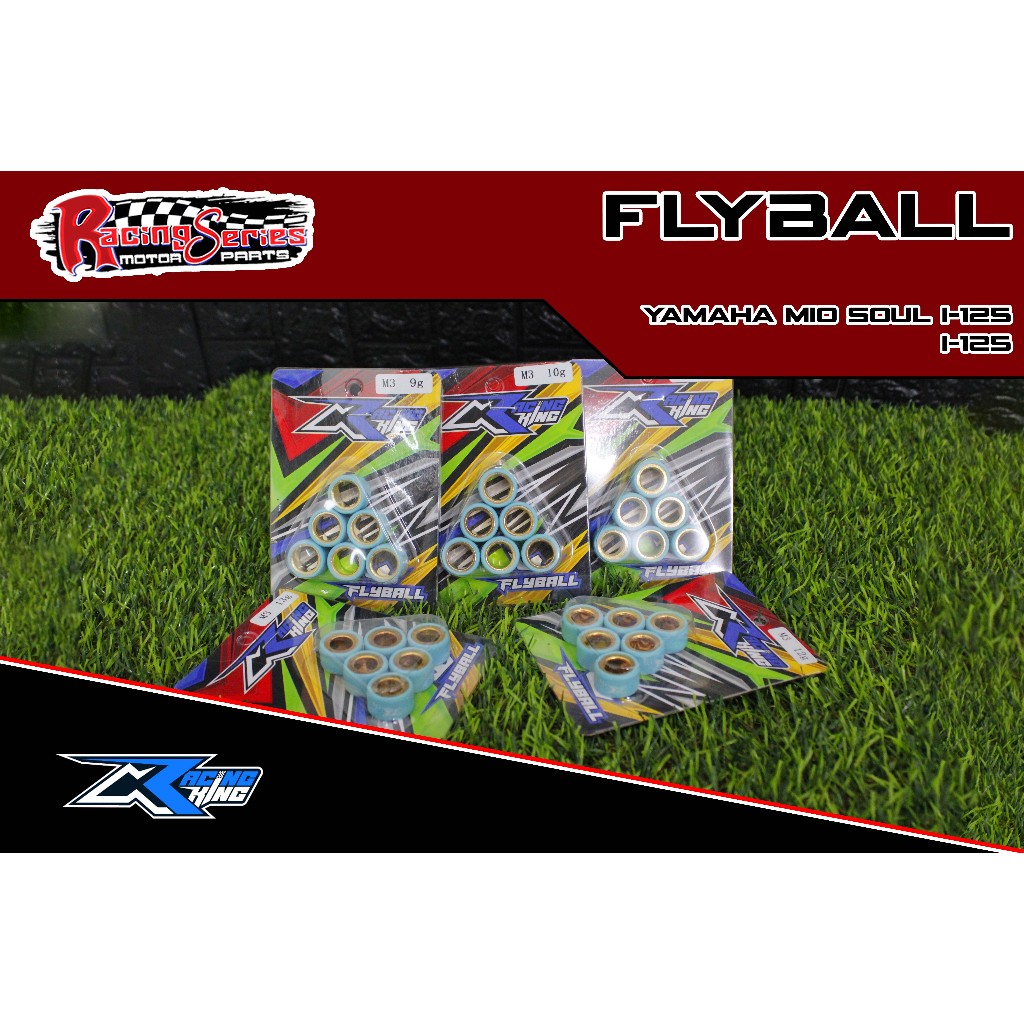 racing king fly ball NMAX/AEROX/M3 6pcs set | Shopee Philippines