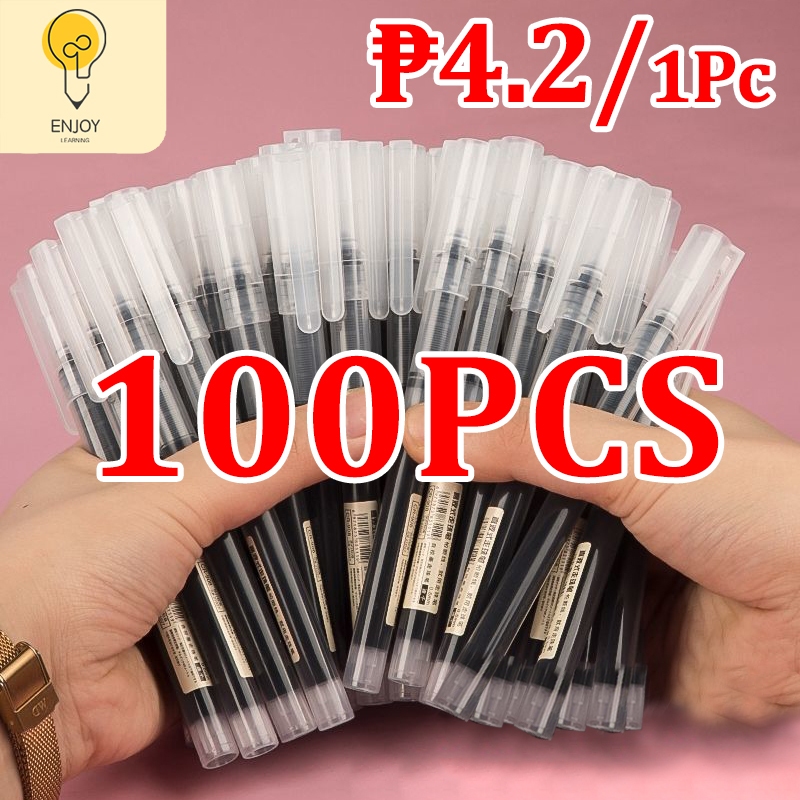 Straight Liquid Rollerball Ball Gel Pen 0.5 Needle Tube Quick Dry ...