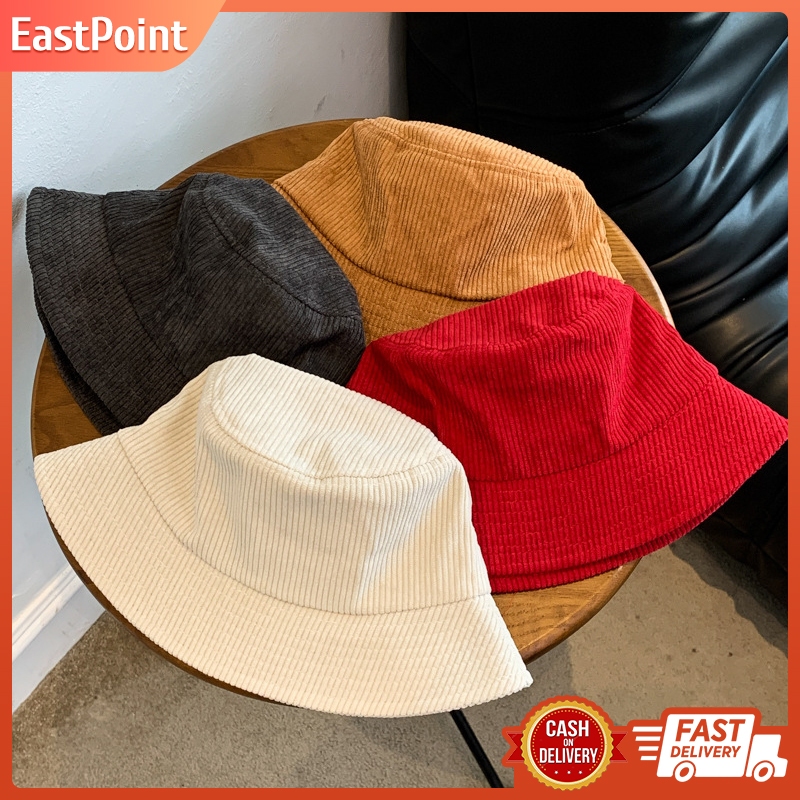 New arrivals Men's or Women's causal plain bucket hat Korean Fashion ...