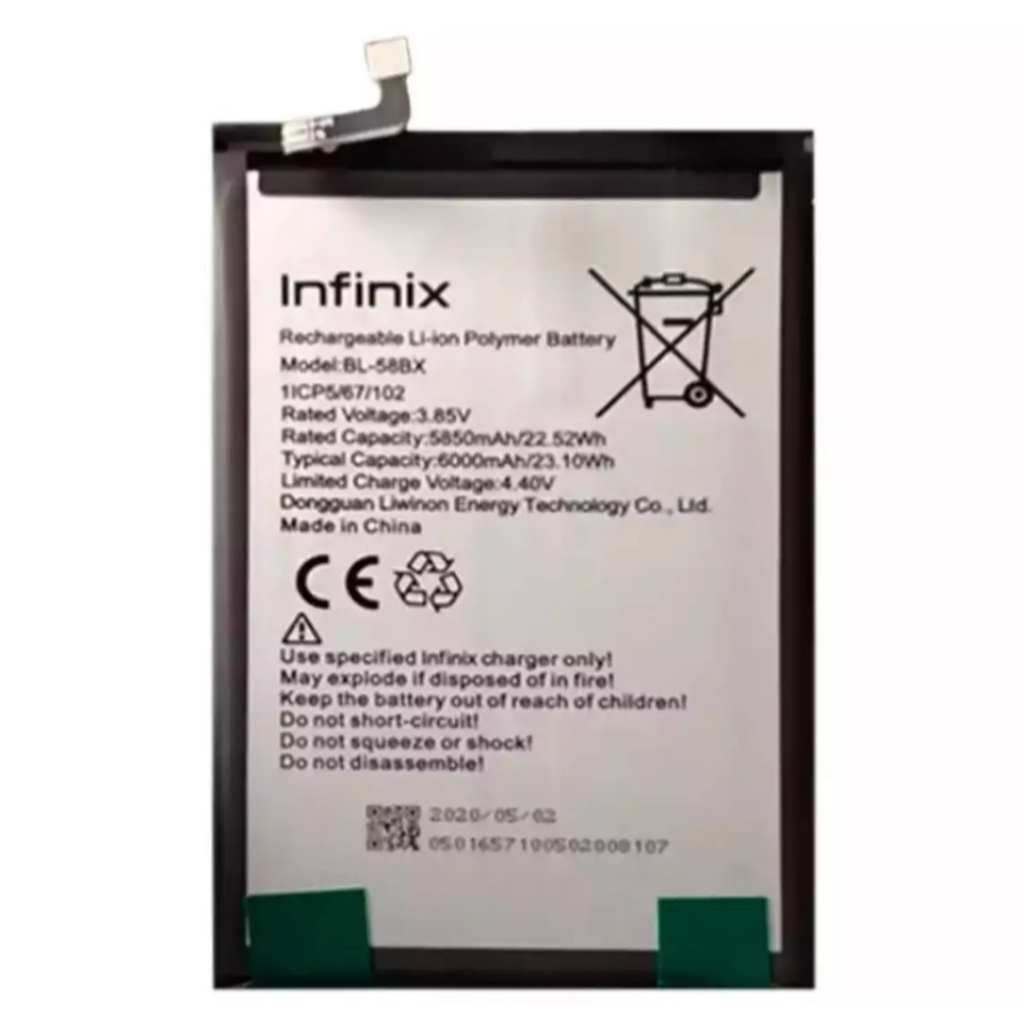 Best Quality Battery For Infinix Hot 9 Play Hot 10 Play BL58BX BL-58BX ...