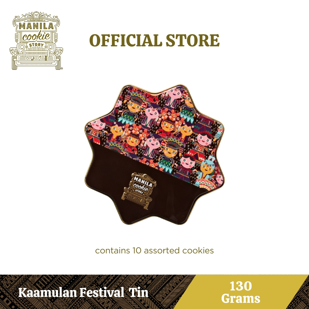 Manila Cookie Story Kaamulan Festival Gift Tin Cookies 10 Assorted ...