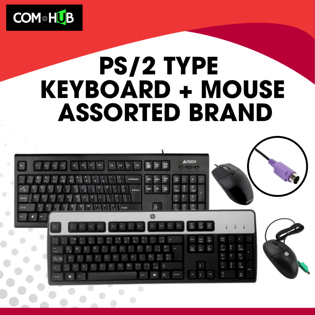 Com Hub PC | USED PS/2 Keyboard and Mouse Heavy Duty (ASSORTED BRAND ...