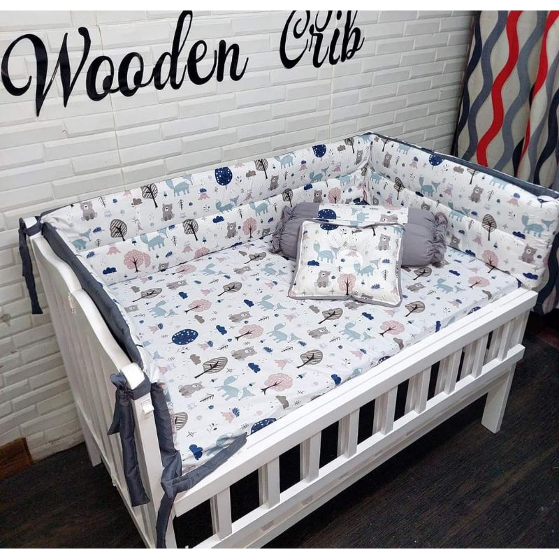 Wavy Dropside comforter bumperset foam size24x40 | Shopee Philippines
