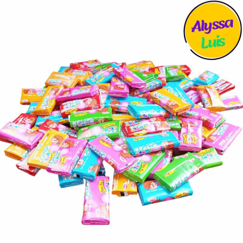 Alyssa Luis 200pcs BUBBLE GUM TATTOO CANDY | Shopee Philippines