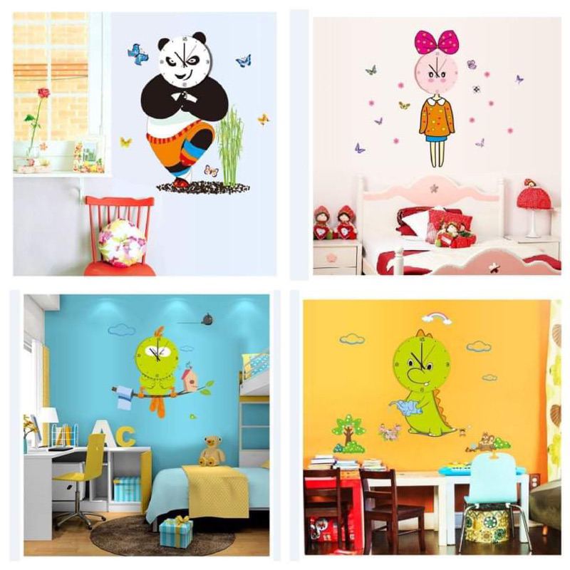 Fashion Wall DIY Clock Sticker Wall Decor Sticker | Shopee Philippines