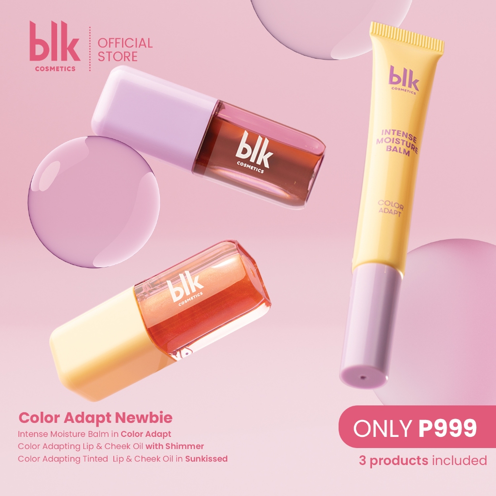 blk cosmetics color adapt newbie (Sunkissed+Shimmer+LipBalm) | Shopee ...