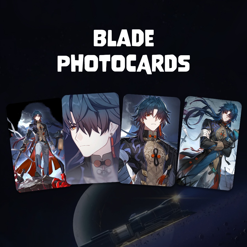 Honkai Star Rail Photocards - BLADE Textured Photocards Front and Back ...