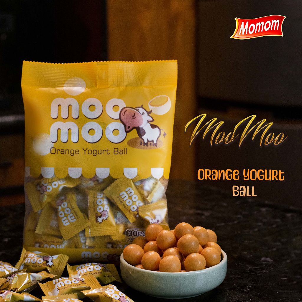OMO Moo moo Orange yogurt Choco Ball 30pcs | Shopee Philippines