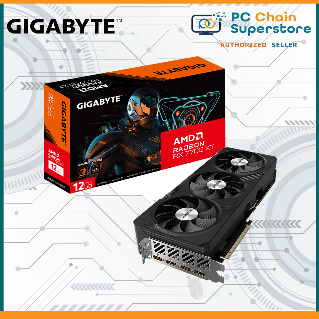 GIGABYTE Radeon RX 7700 XT GAMING OC 12G Graphics Card 12GB GDDR6 ...