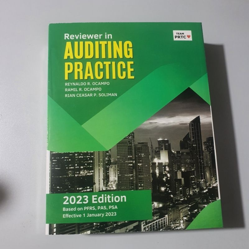 Reviewer Auditing Practice 2023 edition By:Ocampo | Shopee Philippines