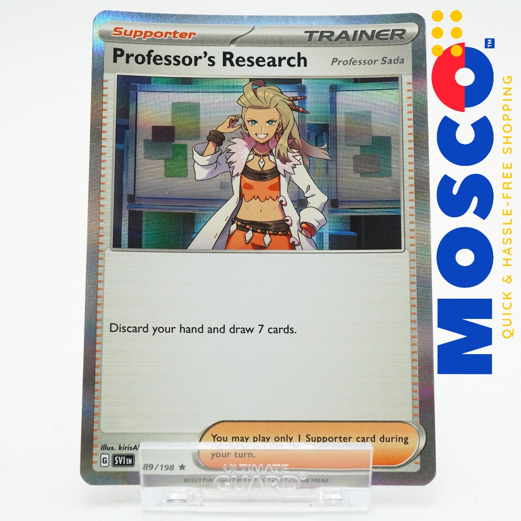 Professor's Research (Professor Sada) - 189/198 - Holo Rare | Supporter ...