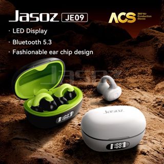 Jasoz JE09 Bluetooth 5.3 Earphone Bone Conduction Earcuffs TWS Sport ...