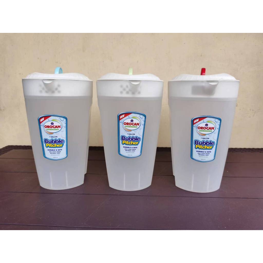 Orocan Plastic Pitcher 1 Gallon/ 2.2 Liters Good Quality | Shopee ...