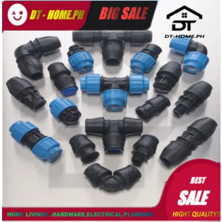 PER 10PCS PE Compression Fittings for pe and pvc pipes 1/2" 3/4" 1" | Shopee Philippines