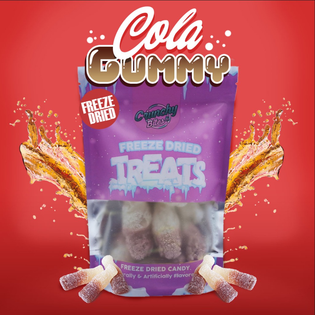 Freeze Dried Candy - COLA Gummy - 30Grams & 50Grams Per Pack - Crunchy ...