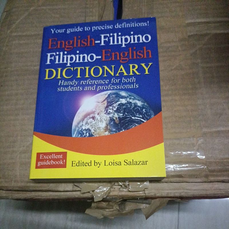 English -Filipino Dictionary | Shopee Philippines