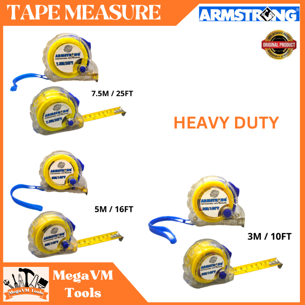 ARMSTRONG TAPE MEASURE | Shopee Philippines