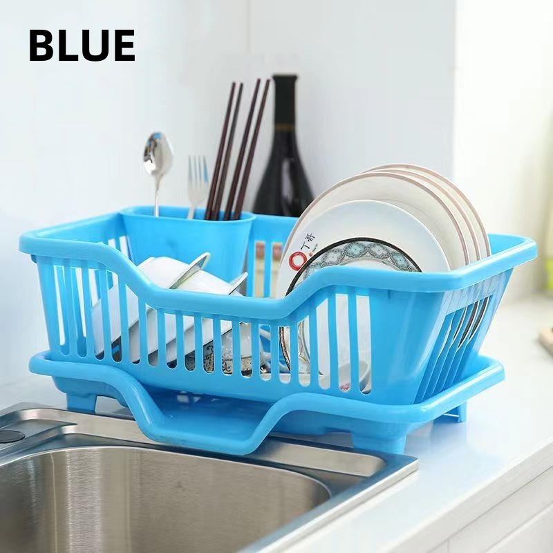 Plastic Drainer Holder Kitchen Dish Bowl Plate Drying Utensils Rack ...