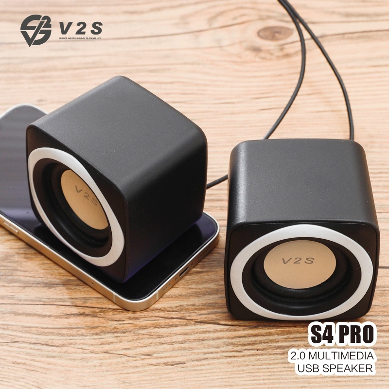 V2S S5 Desktop Computer Speaker Laptop Mini USB PC Speaker Small Stereo ...